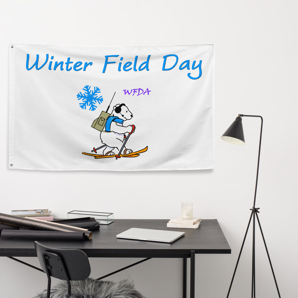 Large Winter Field Day Flag – HamStuffOnline
